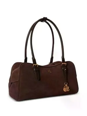 Ralph Lauren Marcy Suede Satchel Bag