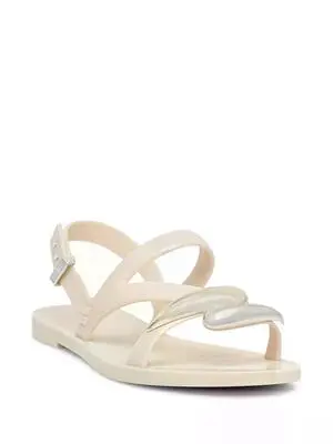 Melissa Embellished Buckled Slingback Sandals