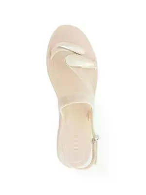 Melissa Embellished Buckled Slingback Sandals