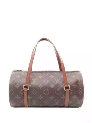 LOUIS VUITTON Monogram Papillon Tote Bag - Brown