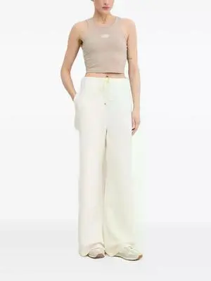 EA7 Logo Series Cropped Tank Top - Neutrals