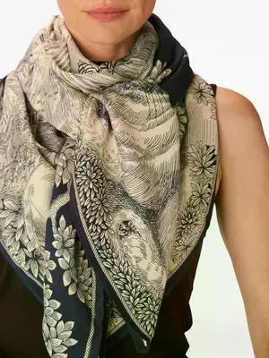 INOUI EDITIONS Inoui Graphic-print Square Scarf