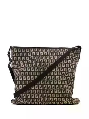 Fendi Zucchino Canvas Medium Messenger Bag - Brown