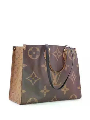 LOUIS VUITTON Giant Monogram Reverse Onthego Gm Tote Bag - Brown