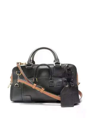 Loewe Amazona 28 Leather Handbag - Black