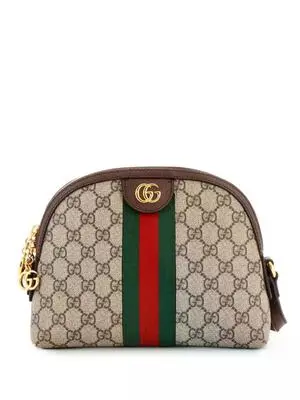 Gucci Ophidia Gg Coated Canvas Small Shoulder Bag - Brown