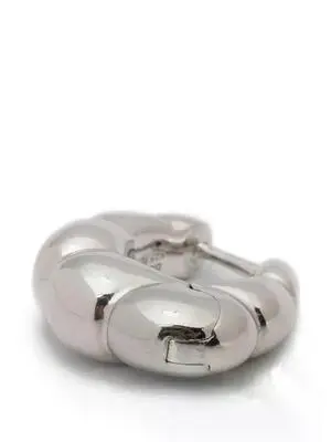 MARIA BLACK Robe Huggie Earring - Silver