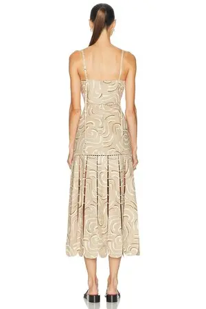Alexis Bellisse Dress In Beige