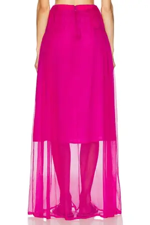 Dries Van Noten Scarlett Skirt In Pink