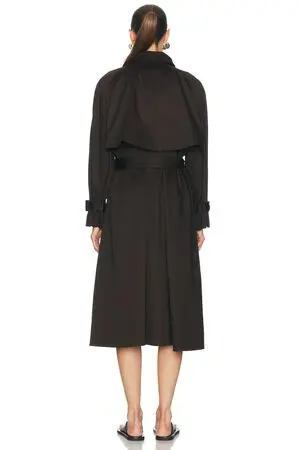 Nour Hammour Marchand Jacket In Brown