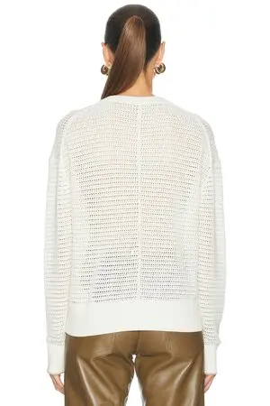 Varley Pembroke Knit Cardigan In White