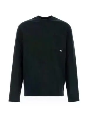 JIL SANDER Chest-pocket Long-sleeve T-shirt - Black