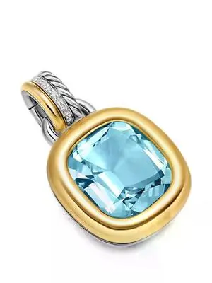 David Yurman Mercer Topaz And Diamond Necklace