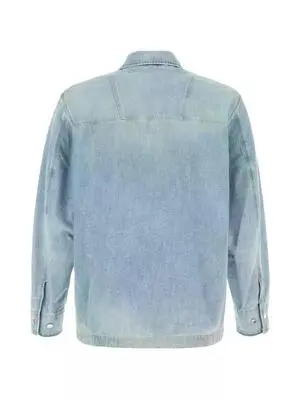 Closed Logo-patch Denim Jacket - Blue