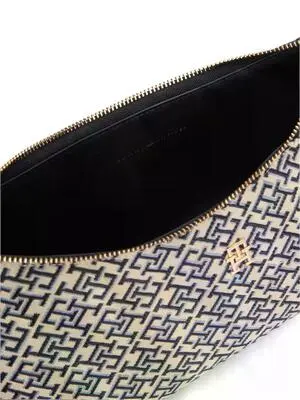 Tommy Hilfiger Monogram Logo Plaque Shoulder Bag