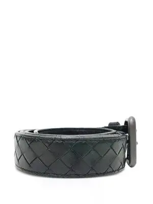 Bottega Veneta Intrecciato Belt - Black