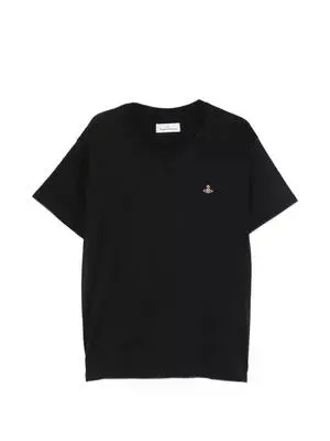 VIVIENNE WESTWOOD Orb-embroidered T-shirt