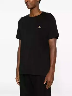 VIVIENNE WESTWOOD Orb-embroidered T-shirt