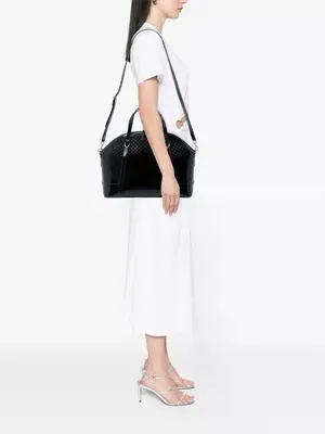 Gucci Patent Leather Dome Satchel