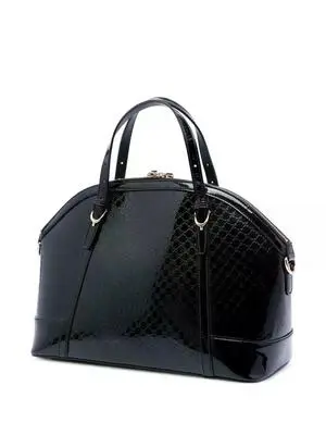 Gucci Patent Leather Dome Satchel