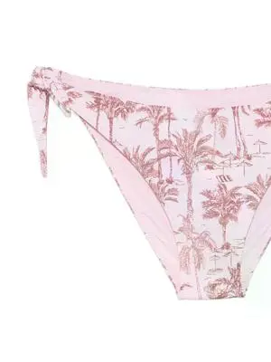 MC2 SAINT BARTH Yali Palm-tree Print Bikini