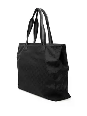Gucci Gg Nylon Web Tote Bag