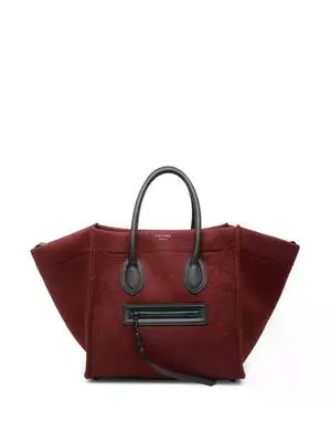 Celine Medium Phantom Luggage Tote Bag - Red