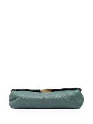 Burberry Calfskin Mildenhall Crossbody Bag - Blue