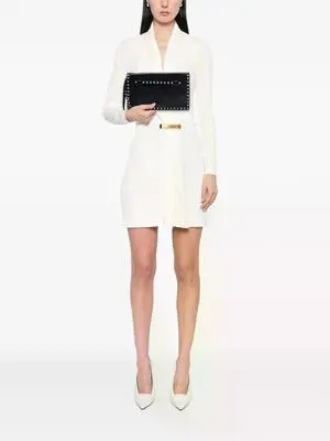 Valentino Garavani Nappa Rockstud Wristlet Clutch Bag - Black