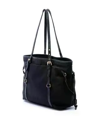 Prada Tessuto Logo Tote Bag