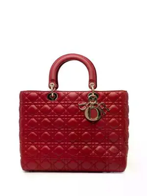Dior Lady Satchel - Red