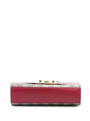 Gucci Small Gg Supreme Padlock Crossbody Bag