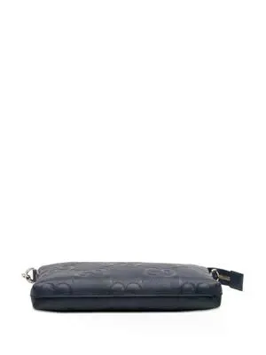 Gucci Jumbo Gg Embossed Messenger Bag
