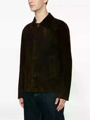 SALVATORE SANTORO Suede Button-up Jacket