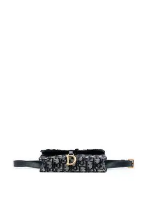 Dior Oblique Canvas Saddle Belt Bag
