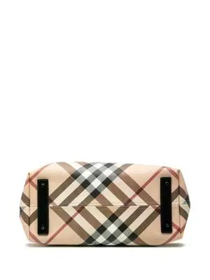 Burberry Supernova Check Coated Canvas Tote Bag