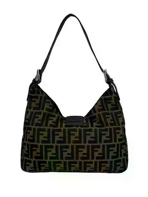 Fendi Zucca Canvas Shoulder Bag
