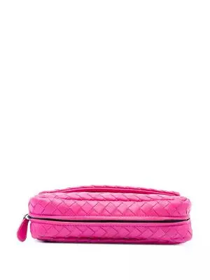 Bottega Veneta Mini Expandable Chain Flap Crossbody Bag - Pink