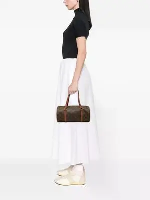 LOUIS VUITTON Monogram Papillon 30 Handbag - Brown