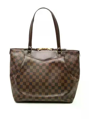 LOUIS VUITTON Damier Ebene Westminster Gm Shoulder Bag - Brown