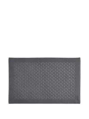 CU I SEEYOU Basket-weave Bath Mat - Grey