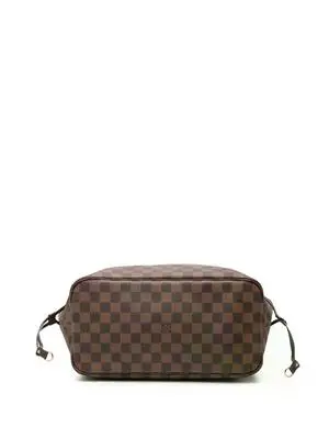 LOUIS VUITTON Damier Ebene Neverfull Mm Tote Bag