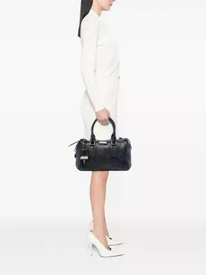 Burberry Small Heritage Grain Leather Gladstone Satchel