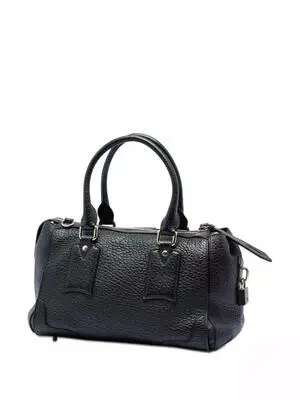 Burberry Small Heritage Grain Leather Gladstone Satchel