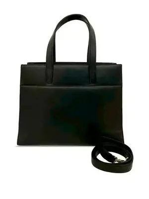 Loewe Leather Anagram Satchel - Black