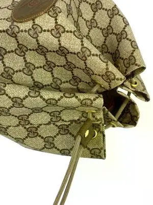 Gucci 20th Century Gg Supreme Drawstring Shoulder Bag - Brown