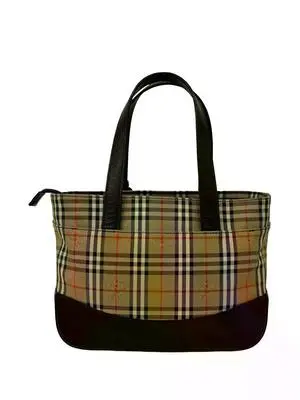 Burberry House Check Canvas Handbag