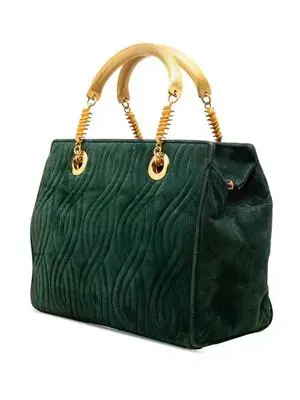 Fendi 20th Century Suede Pasta Handbag