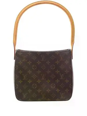 LOUIS VUITTON Monogram Looping Mm Shoulder Bag - Brown