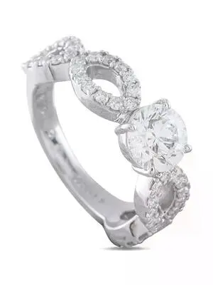 LB EXCLUSIVE Platinum Diamond Ring - Silver